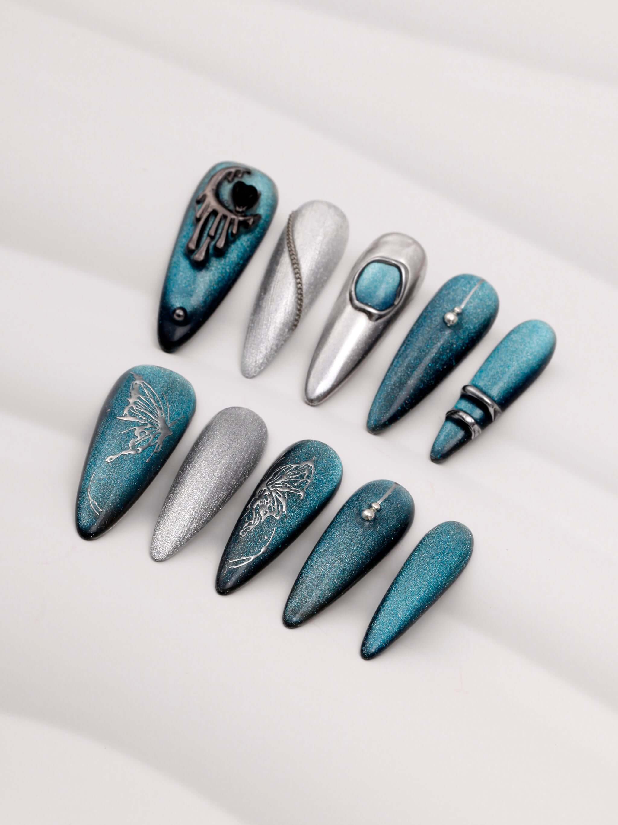Twilight Stiletto Nails – Elegance for Any Event